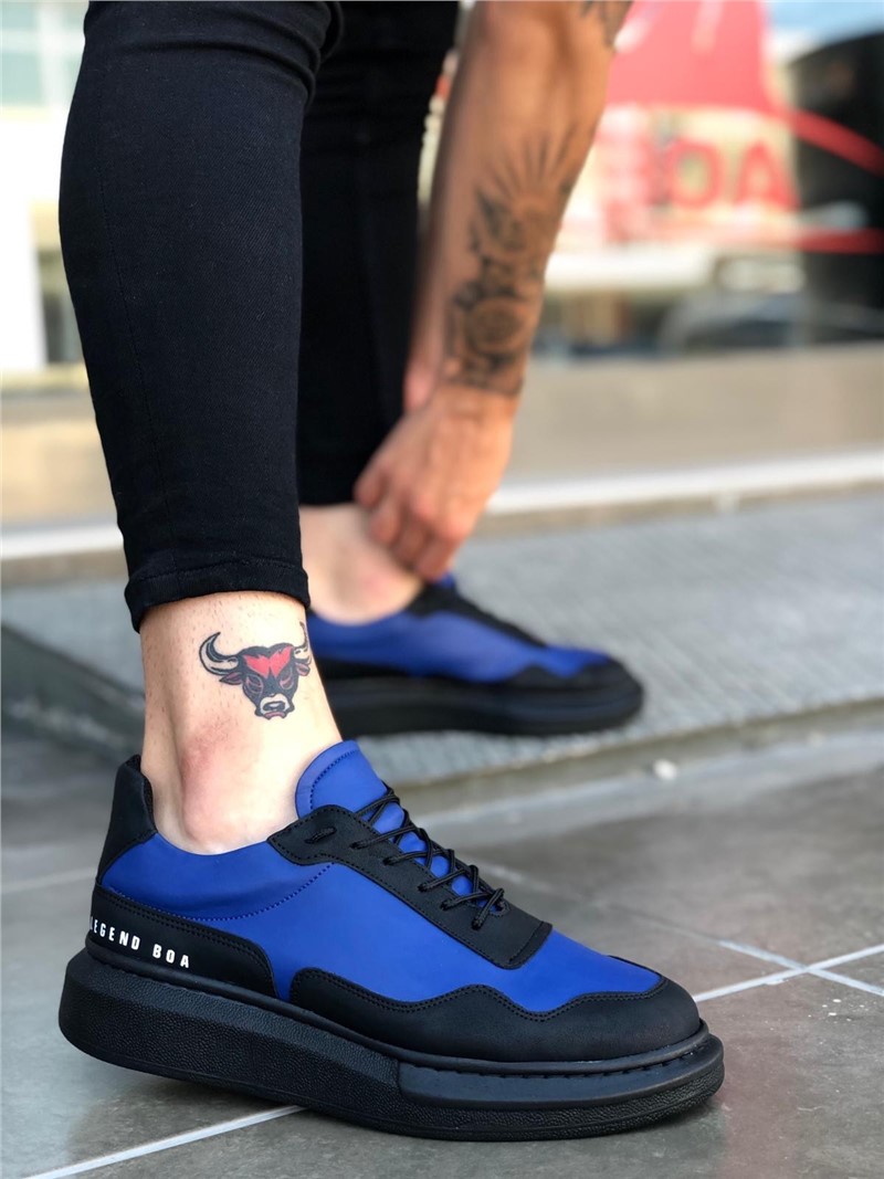 Euromart - Мъжки обувки BA0138 - Черно-Сини #322254